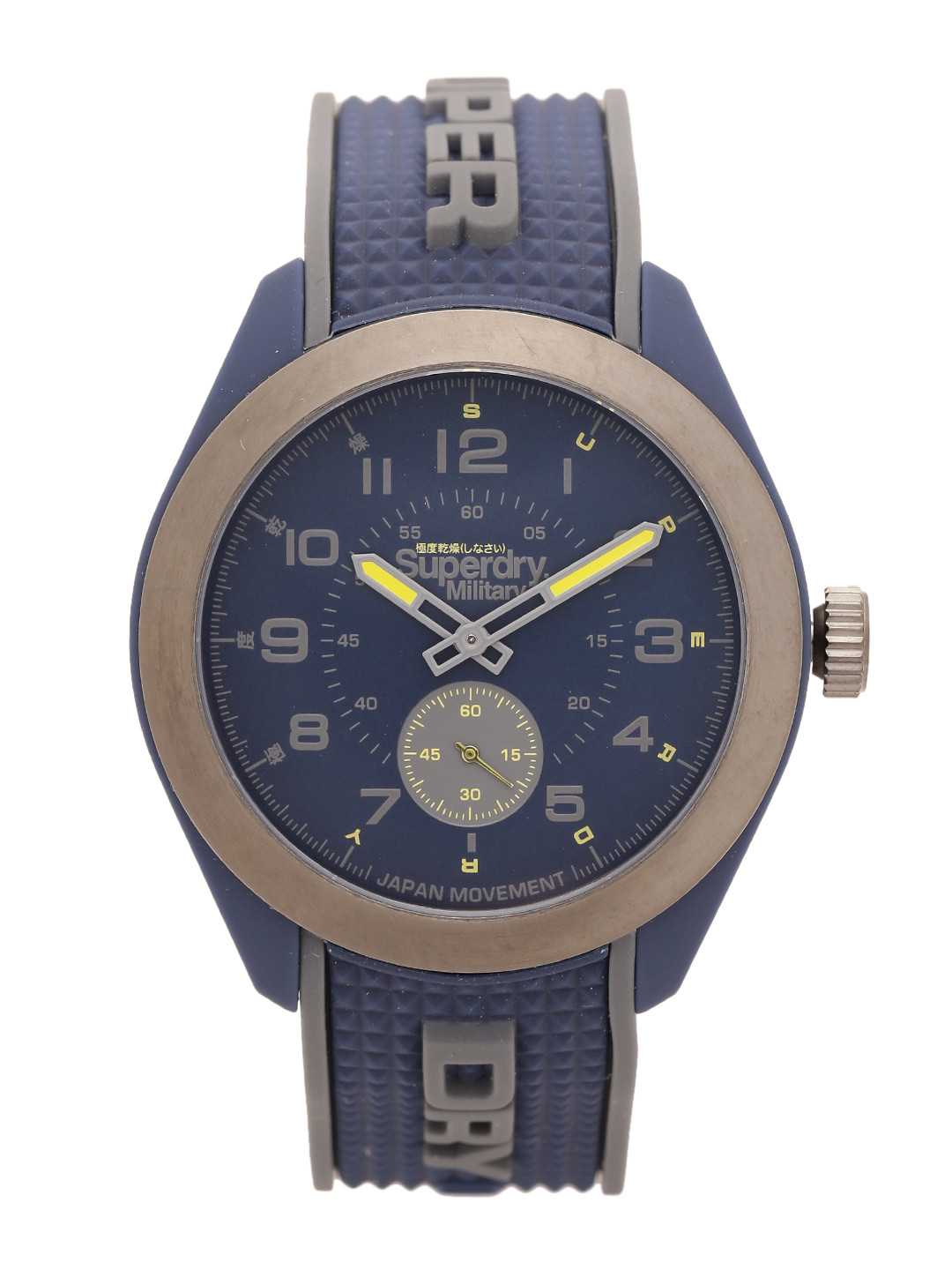 Buy Superdry Men Navy Blue Analogue Watch SYG214U - Watches for Men ...