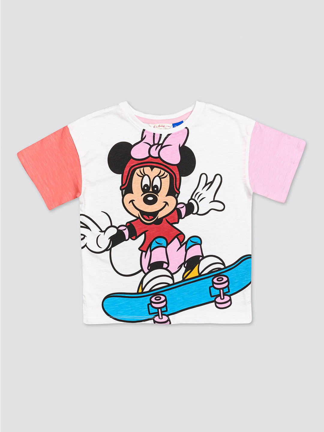 Buy H By Hamleys Girls Minnie Mouse Printed Cotton T Shirt - Tshirts ...