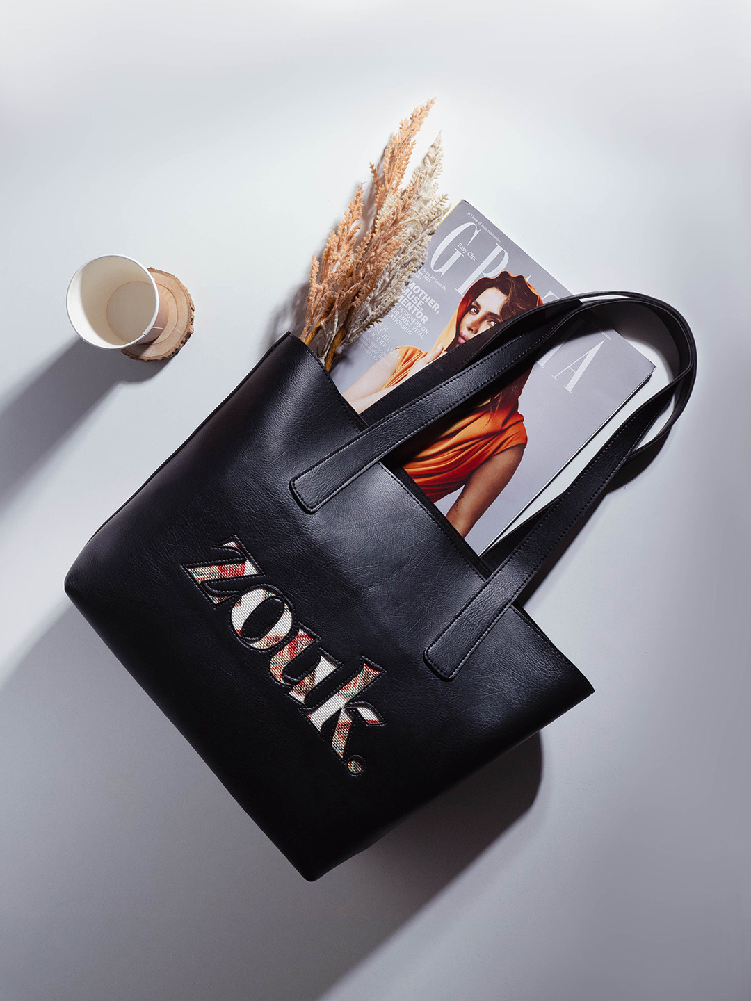 Buy ZOUK Textured Structured Shoulder Bag - Handbags for Women 24010232 ...