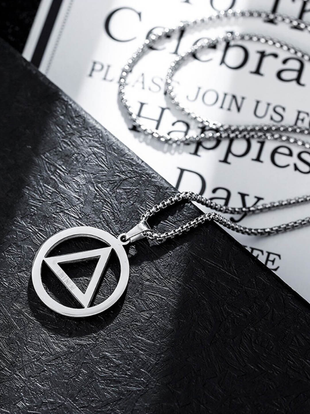 Buy SALTY Men Stainless Steel Infinity Matrix Pendant With Chain ...