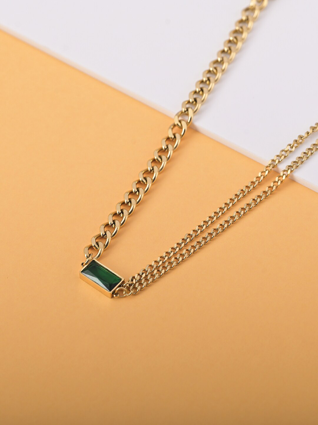 Buy PALMONAS Gold Plated Layered Necklace - Necklace And Chains for ...