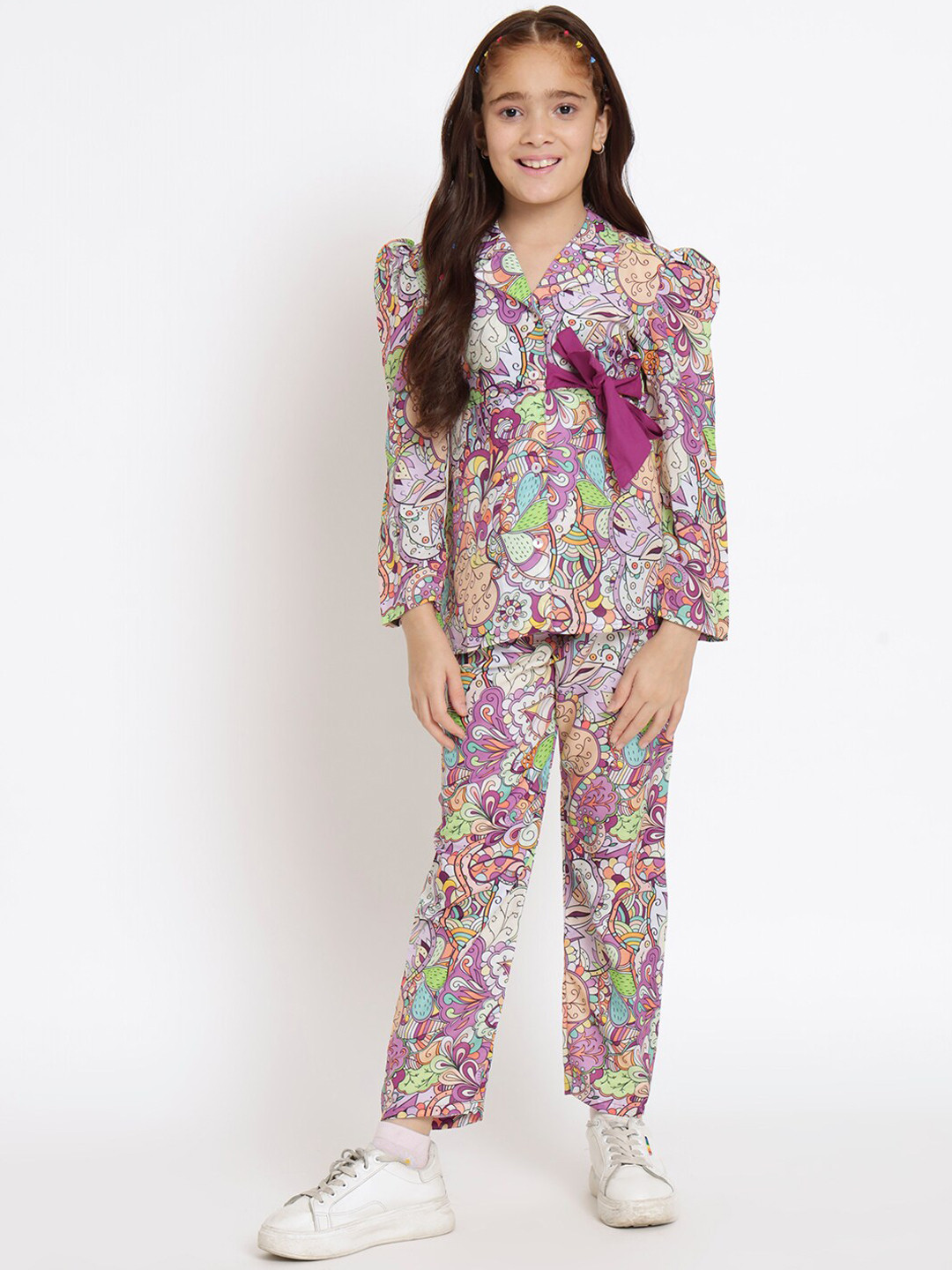Buy Readiprint Fashions Girls Printed Shirt With Trousers - Clothing ...