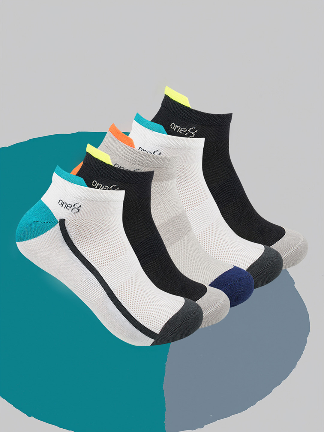 Buy One8 Men Pack Of 5 Patterned Ankle Length Socks - Socks for Men ...