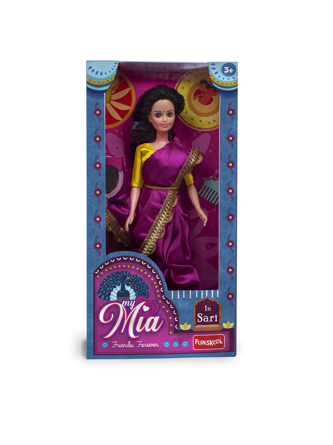 Buy Funskool Purple My Mia In Sari - Soft Toys And Dolls for Unisex ...