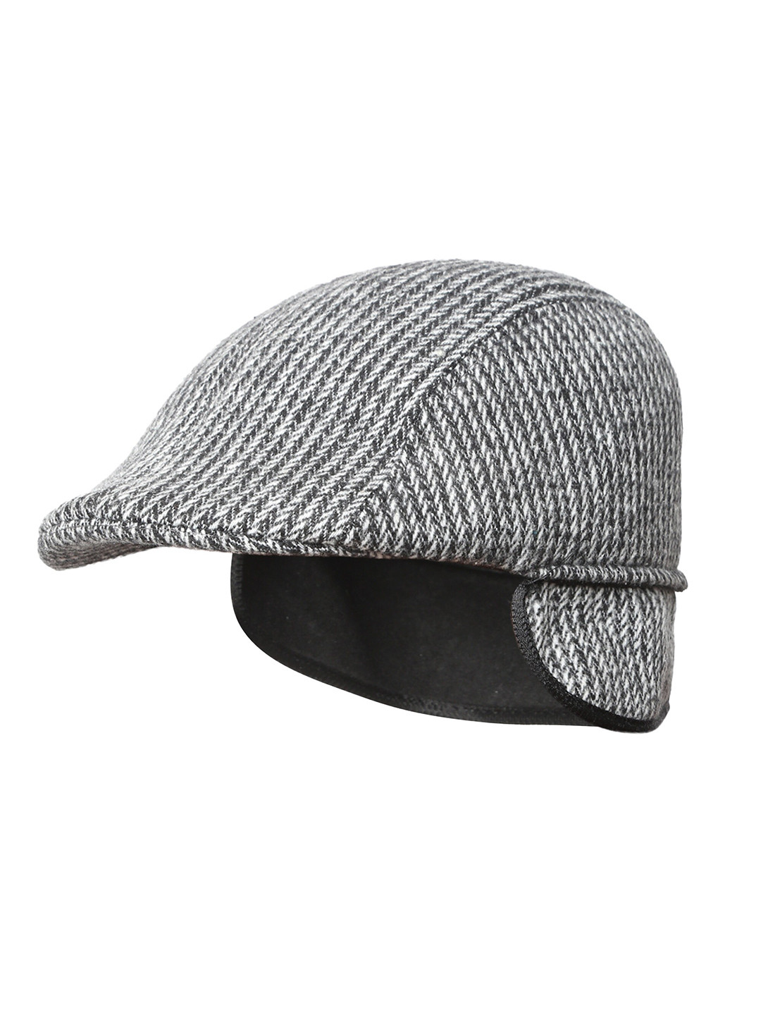 Buy Zacharias Men Self Design Woollen Ascot Cap With Earmuff - Caps for Men 24021568 | Myntra
