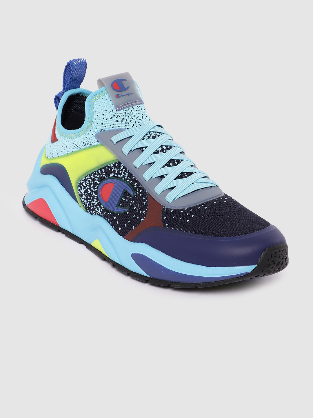 Buy Champion Men Colourblocked & Woven Design Sneakers - Casual Shoes ...
