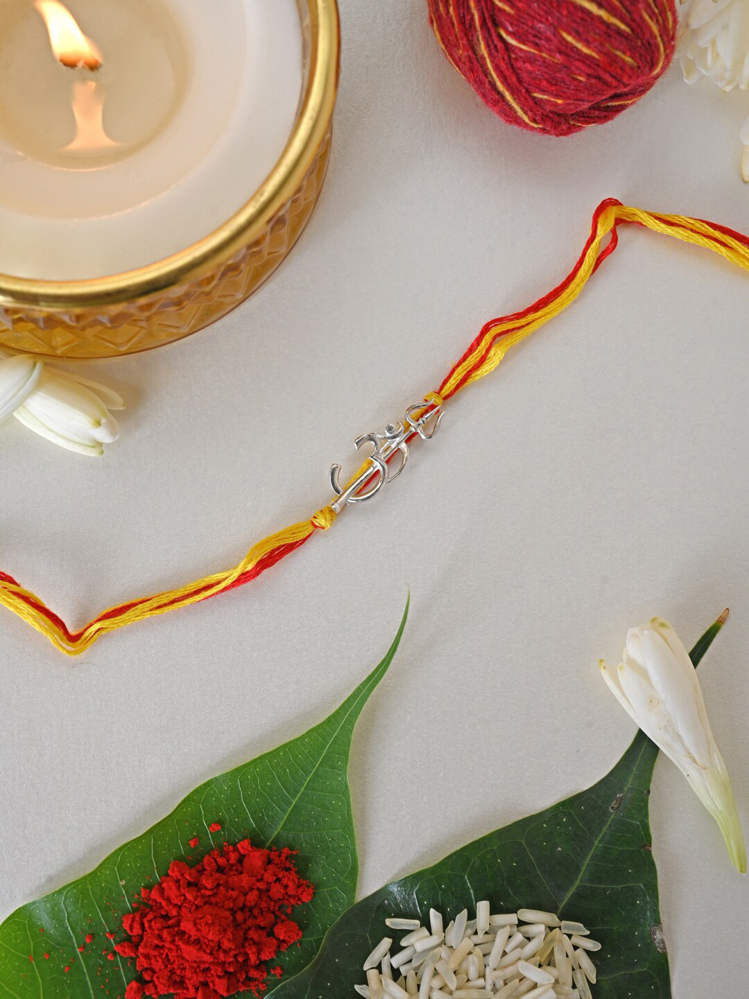 Buy Clara Men Sterling Silver Om Trishul Rakhi - Rakhi for Men 24028180 ...