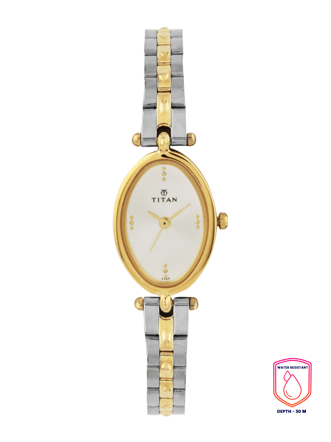 Buy Titan Karishma Upgrades Women White Analogue Watch NL2418BM01 ...