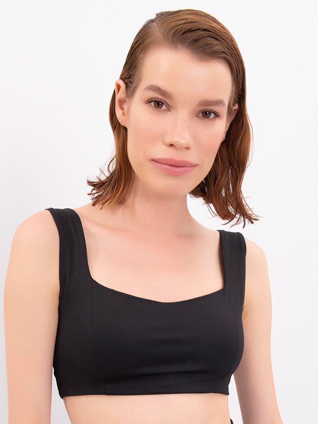 Buy Pret A Tuer Scoop Neck Bralette Crop Top Tops For Women 24034536 Myntra