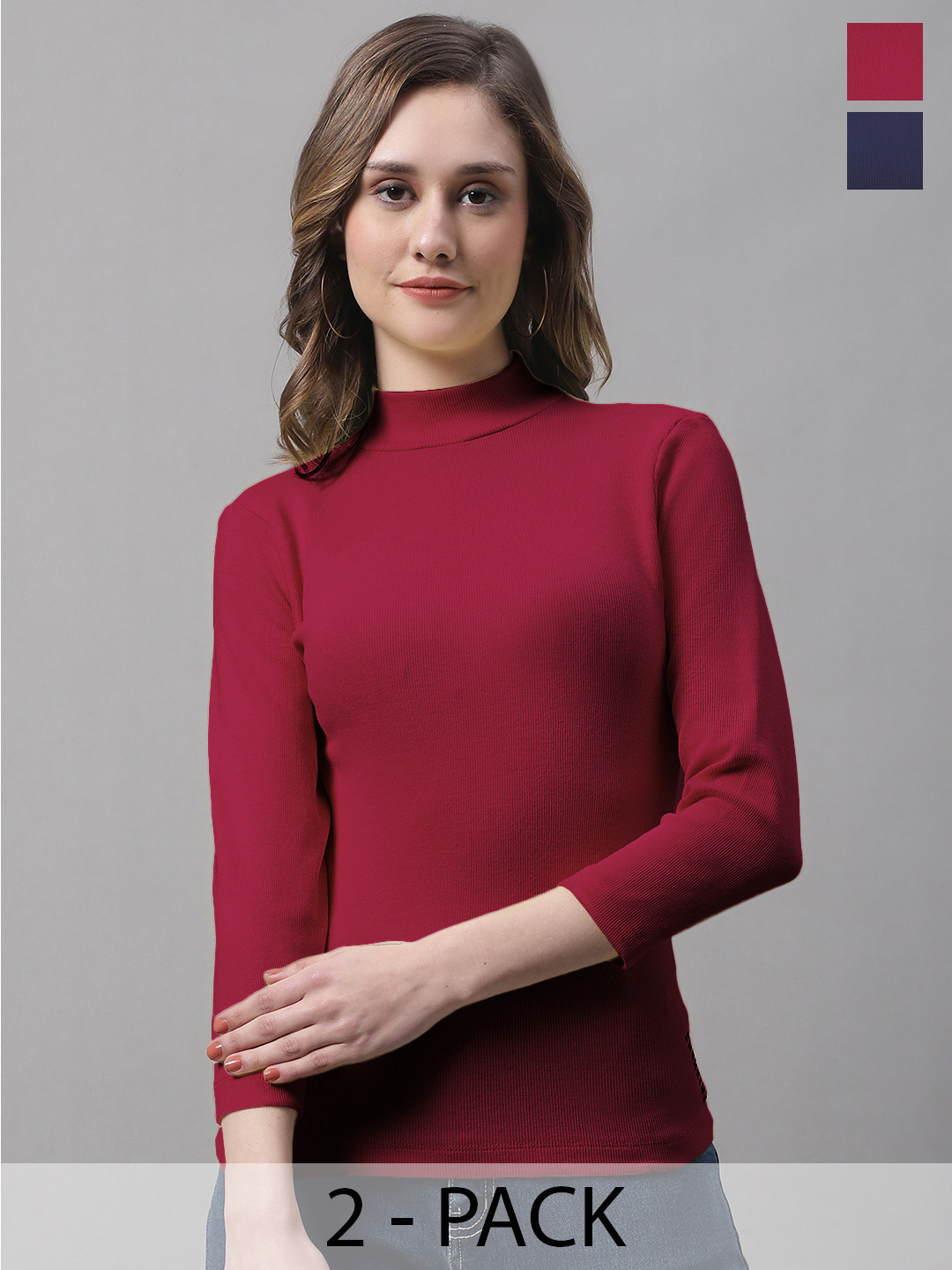 Buy FBAR Maroon Cotton Top - Tops for Women 24050270 | Myntra