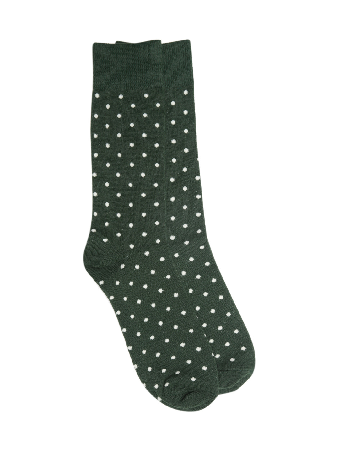 Buy FOREVER 21 Men Green & Cream Coloured Patterned Above Ankle Length ...