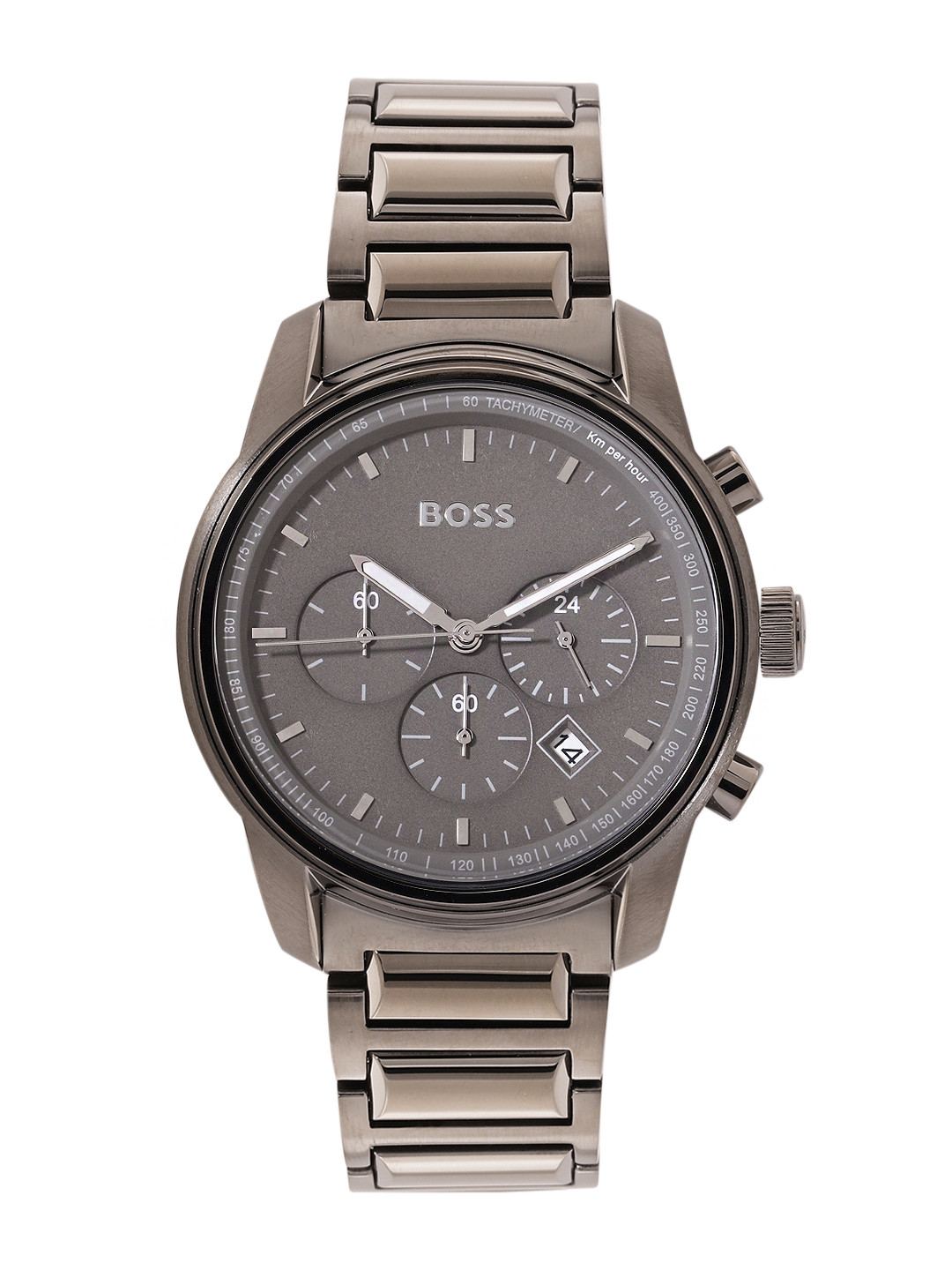 Buy Hugo Boss Men Trace Chronograph Analogue Watch 1514005 - Watches ...
