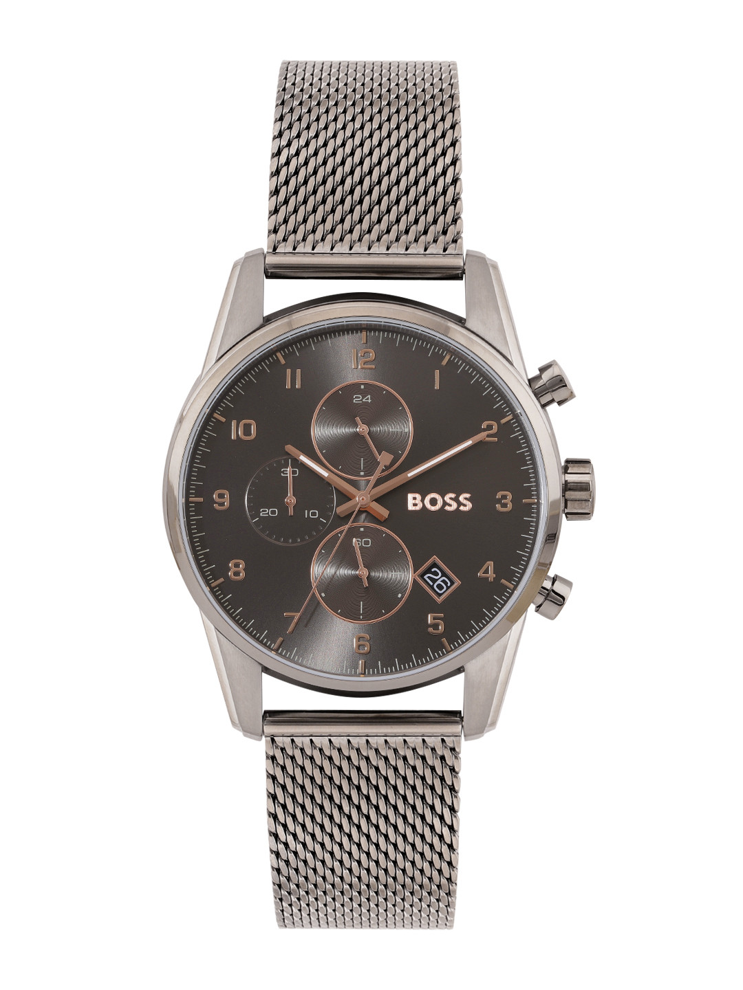Buy Hugo Boss Men Skymaster Stainless Steel Bracelet Style Analogue ...