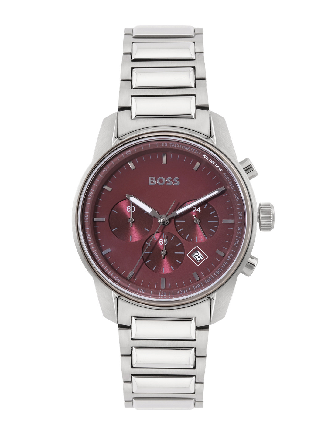Buy Hugo Boss Men Trace Chronograph Analogue Watch 1514004 - Watches ...