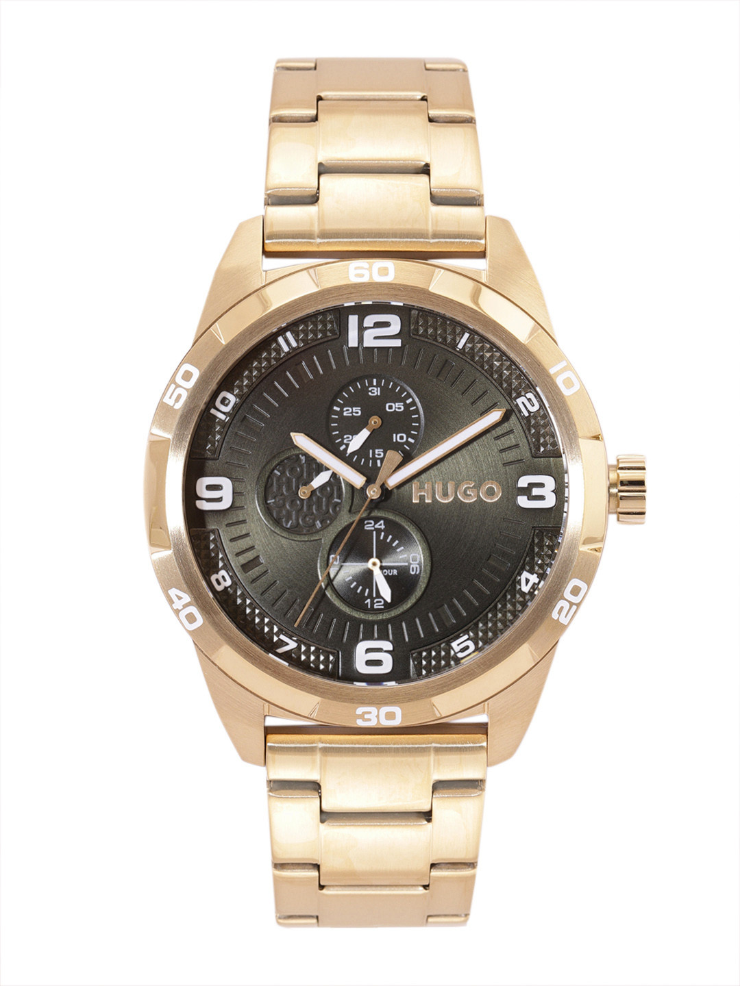 Buy Hugo Boss Men Bracelet Style Grip Chronograph Analogue Watch ...
