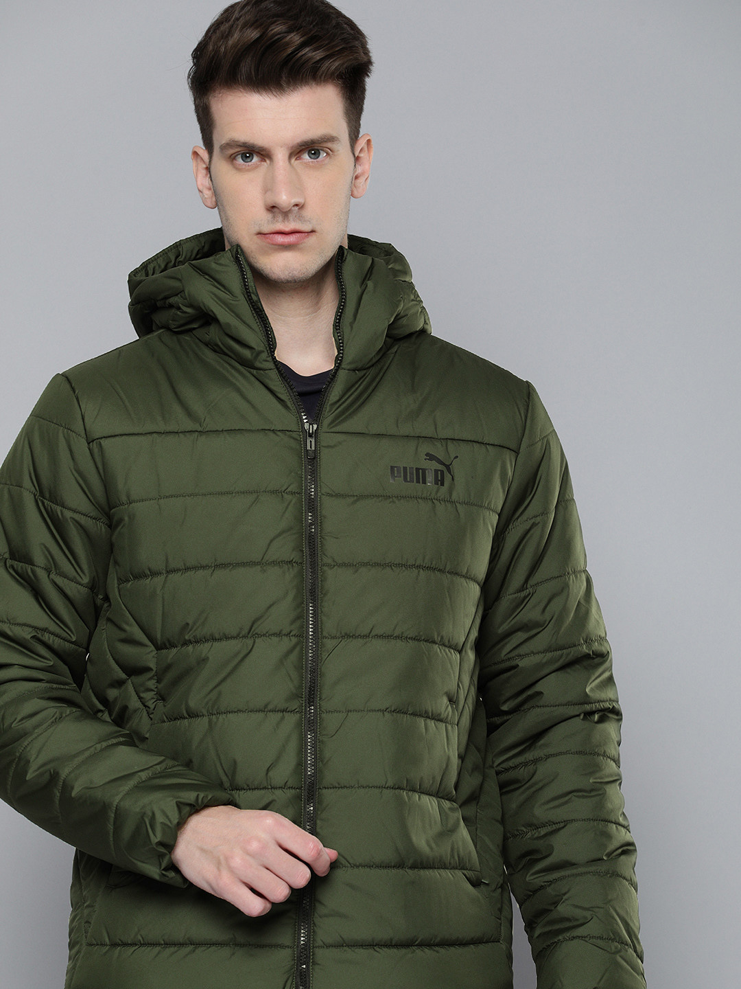 Buy Puma Essentials Water Repellent Padded Jacket - Jackets for Men ...