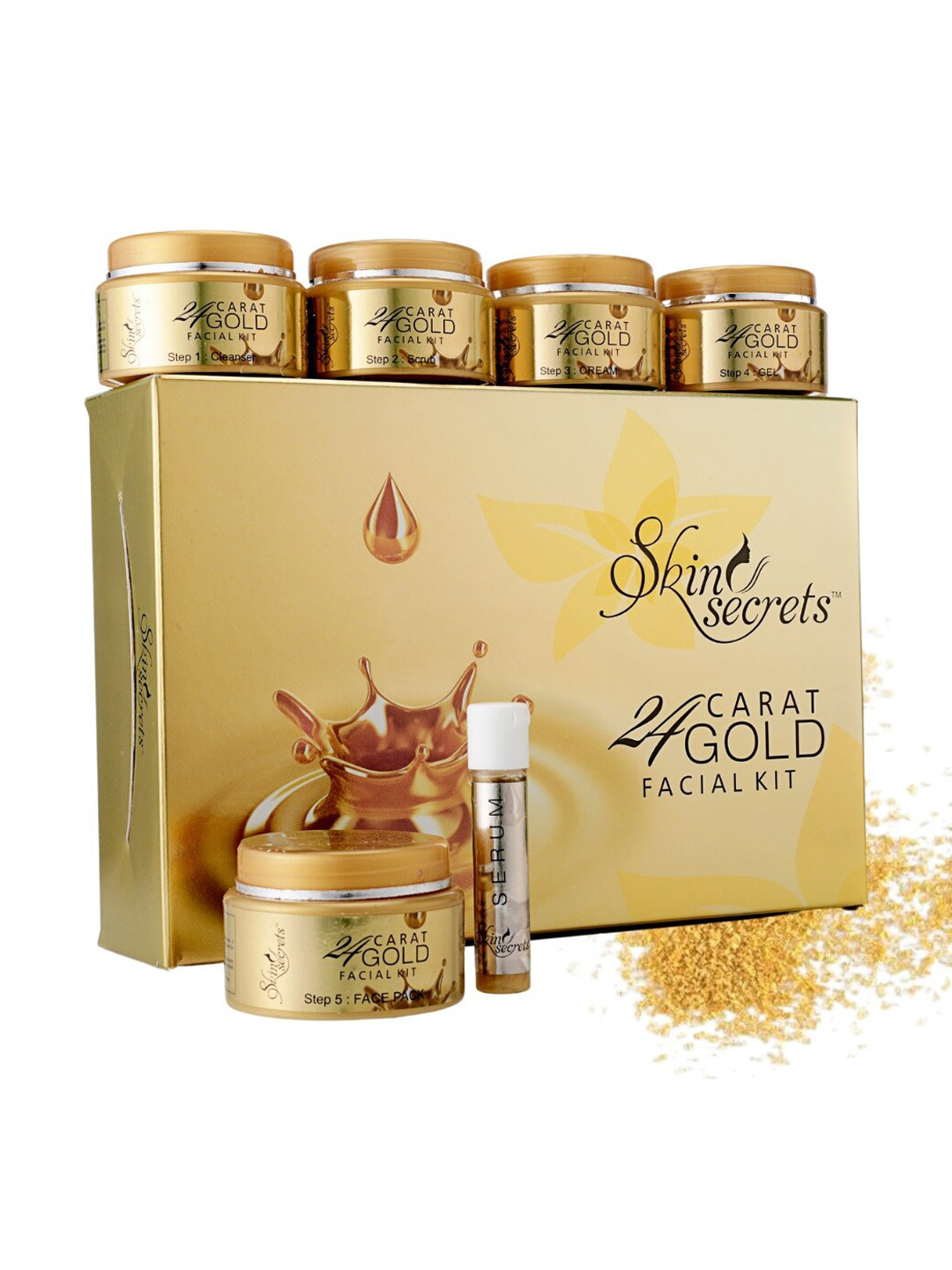 Buy SKIN SECRETS 24 Carat Gold Facial Kit - Facial Kit for Unisex ...