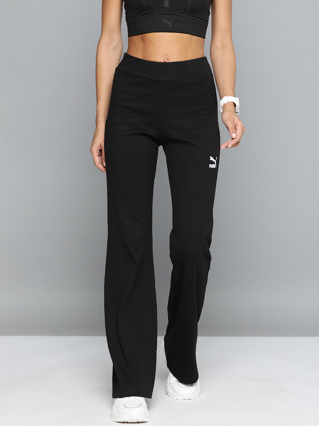Buy Puma Women Classics Flared Track Pants - Track Pants for Women ...
