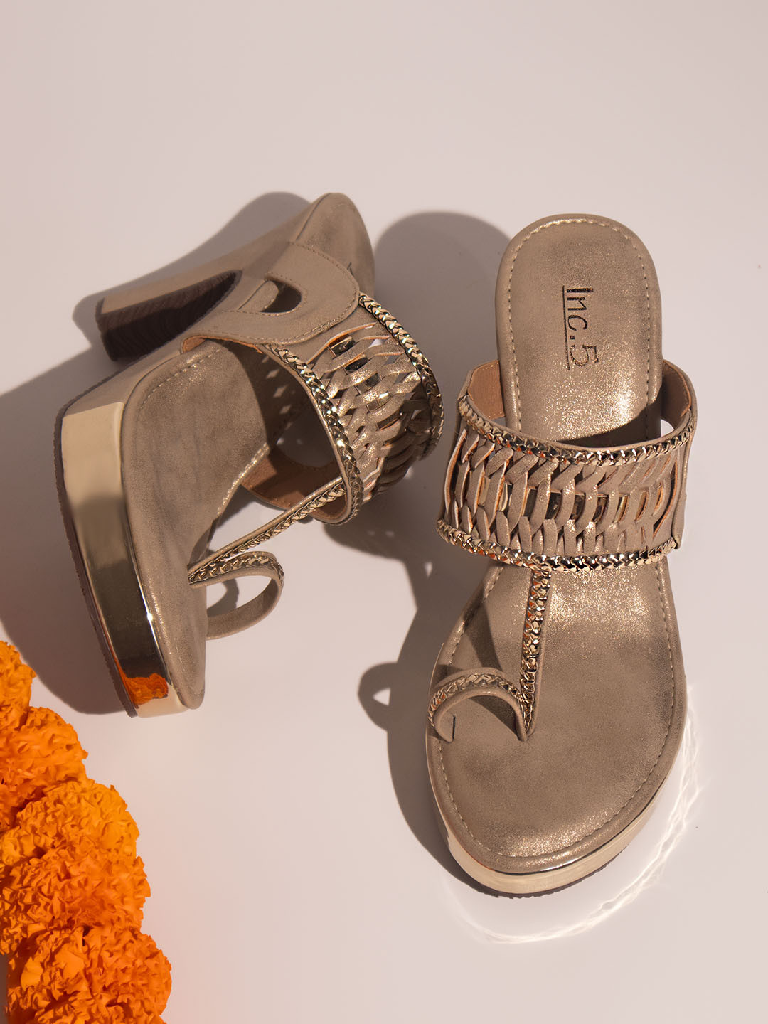 Buy Inc 5 Embellished One Toe Platform Heels - Heels for Women 24062782 ...