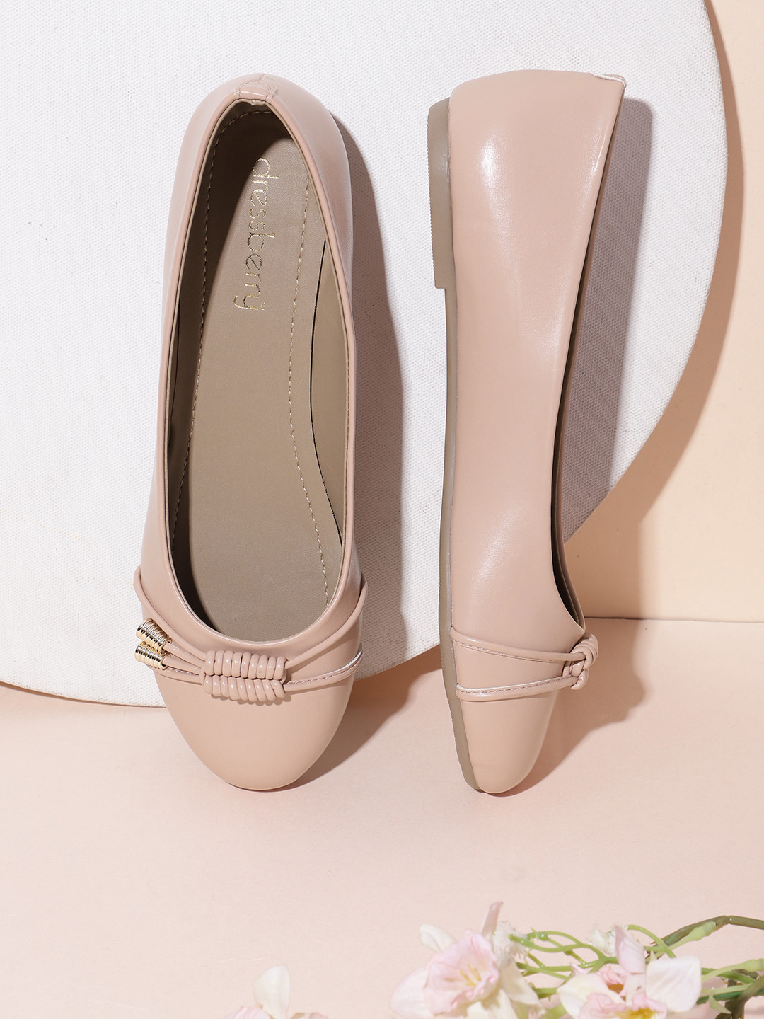 Buy DressBerry Women Embellished Ballerinas - Flats for Women 24065460 ...