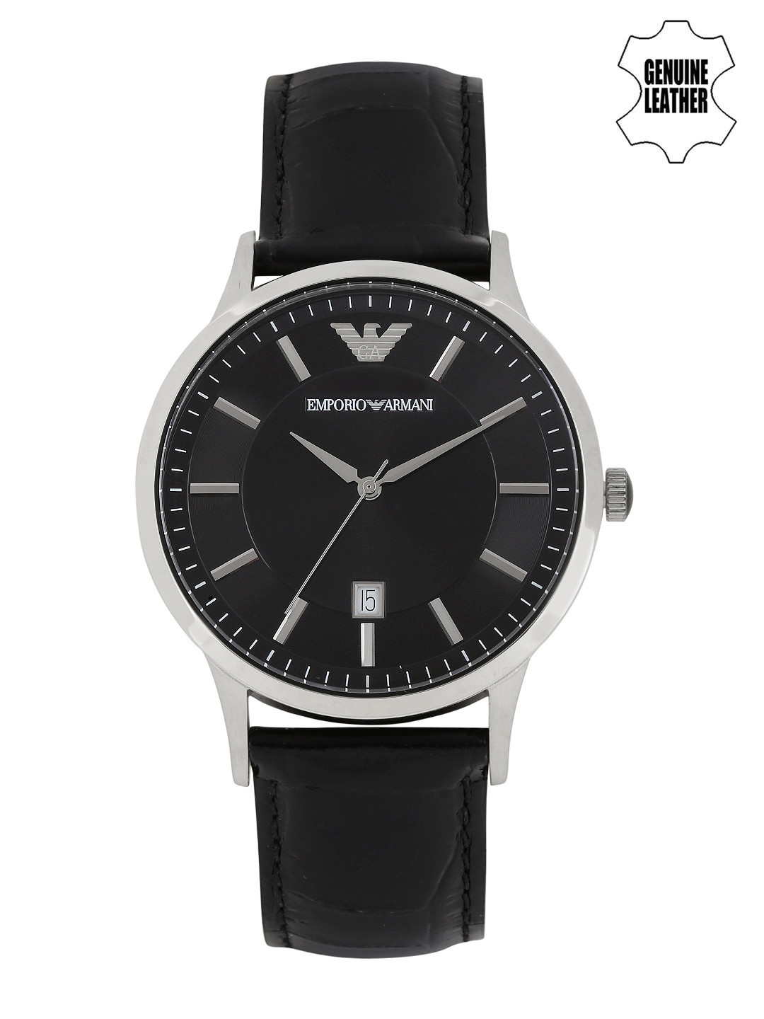 Buy Emporio Armani RENATO Men Black Analogue Watch AR2411 - Watches for ...