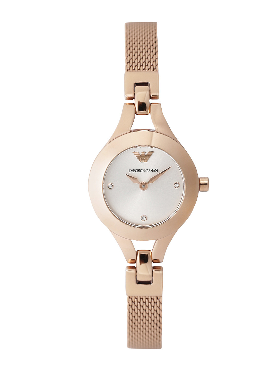 Buy Emporio Armani Women Silver Toned Dial Watch AR7362 - Watches for ...