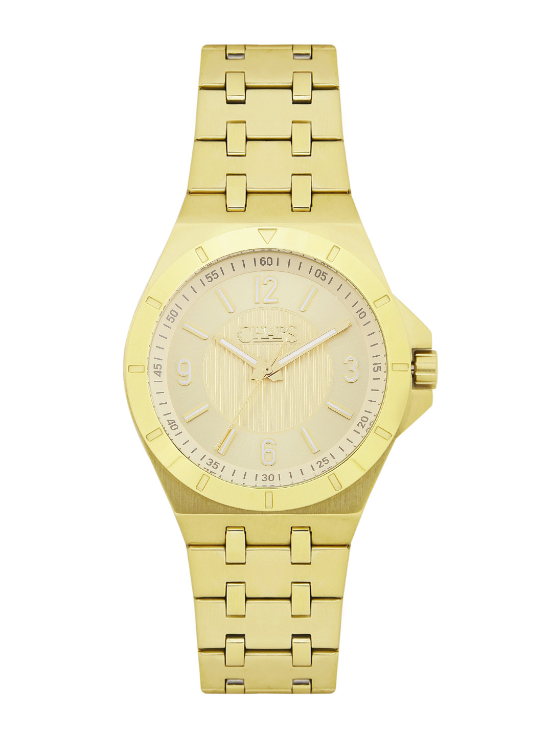 Buy CHAPS Men Gold Toned Textured Analogue Watch CHP7013I - Watches for ...