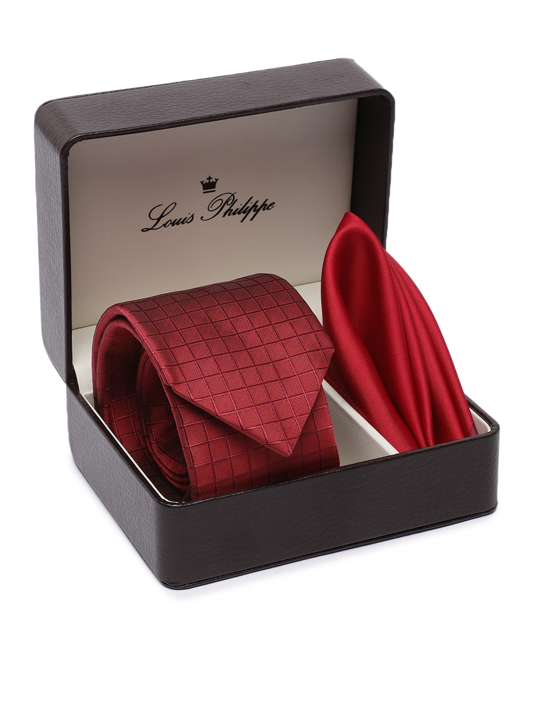 Buy Louis Philippe Men Patterned Accessory Gift Set - Accessory Gift ...