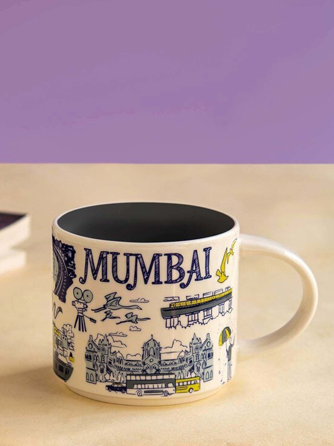 Buy Starbucks Mumbai Been There Bone China Coffee Mug 414 Ml - Cups And ...