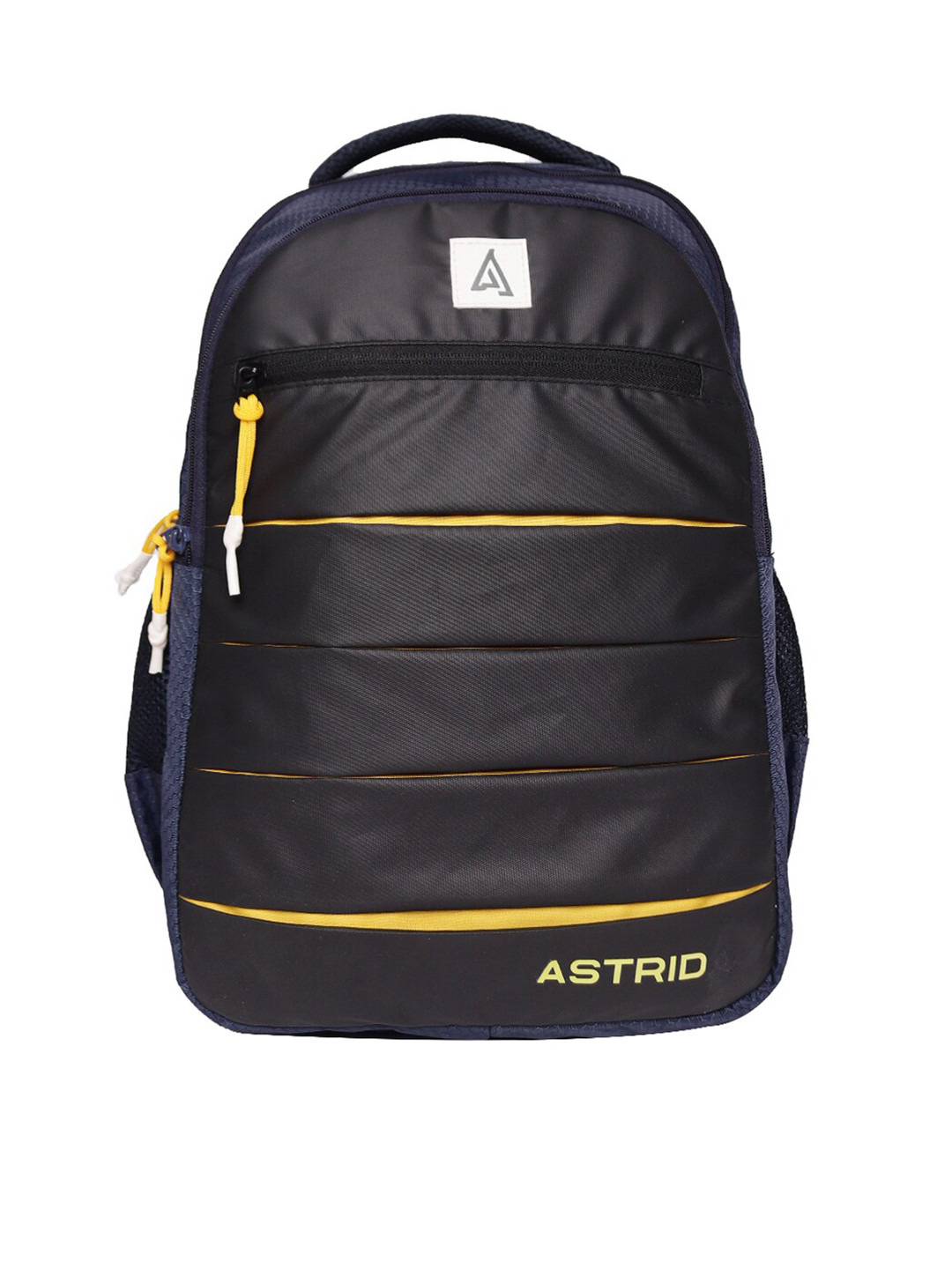 Buy ASTRID Men Black & Yellow Backpack - Backpacks for Men 24076300 ...