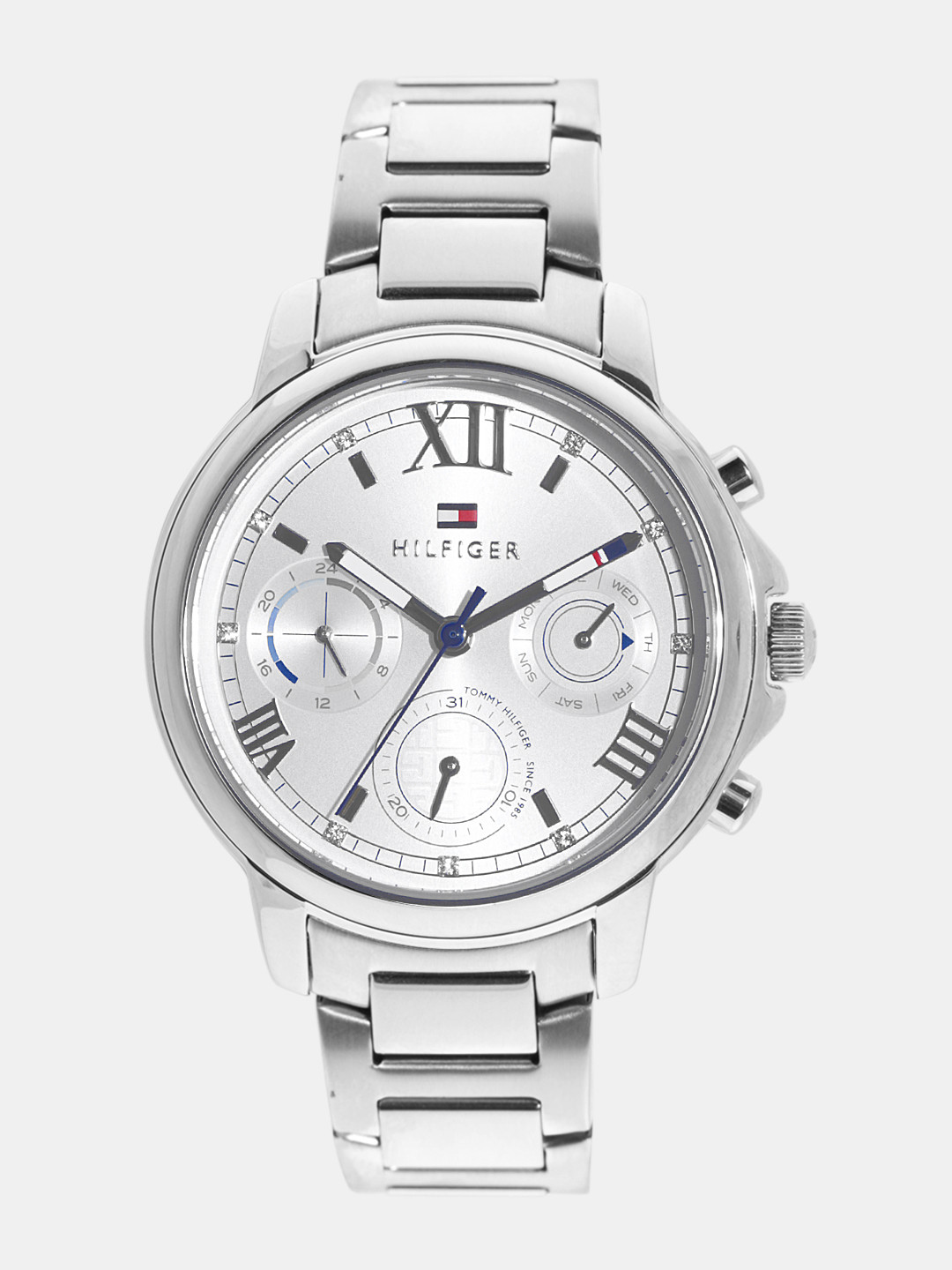 Buy Tommy Hilfiger Women Silver Toned Analogue Watch NTH1781741_BBD ...
