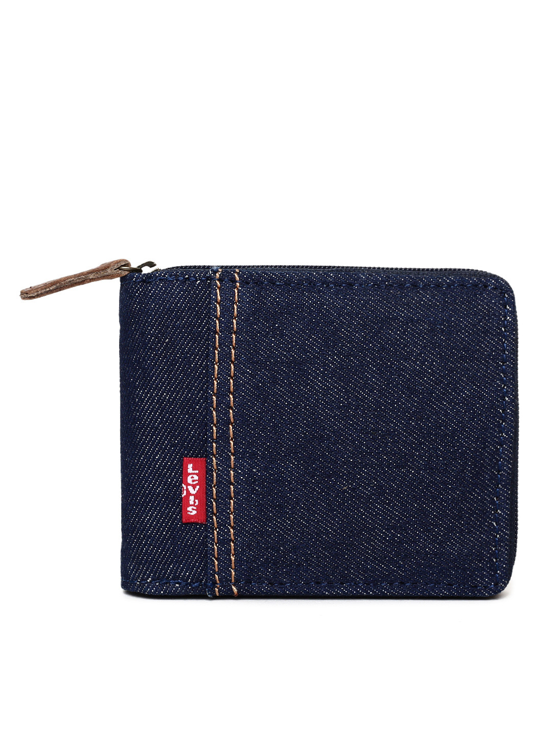 Buy Levis Men Blue Solid Zip Around Wallet - Wallets for Men 2408953 ...