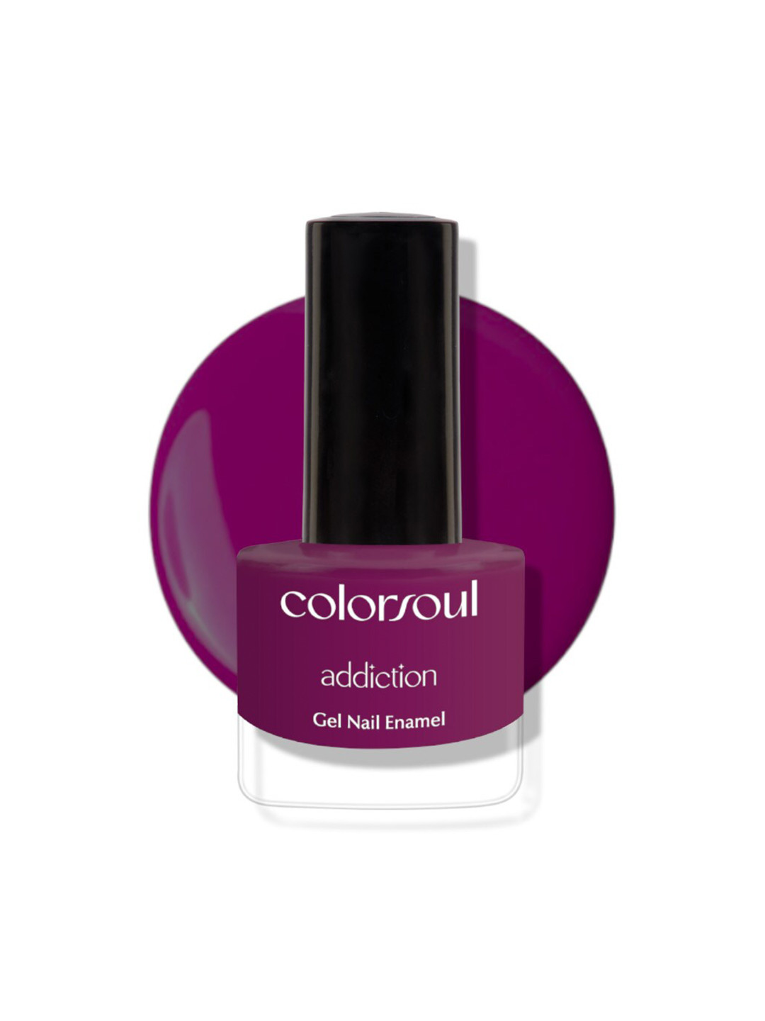Buy Colorsoul Addiction Gel Nail Enamel 5ml Raisin Purple A27 - Nail ...