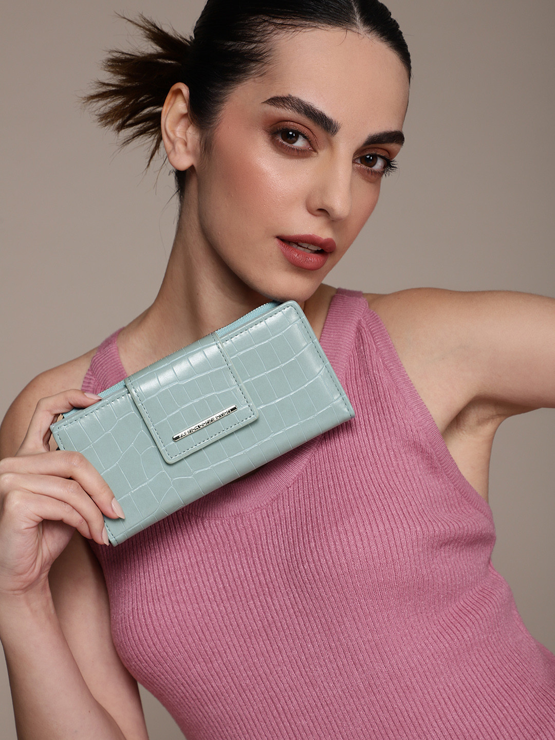 Buy French Connection Women Textured Leather Two Fold Wallet - Wallets ...