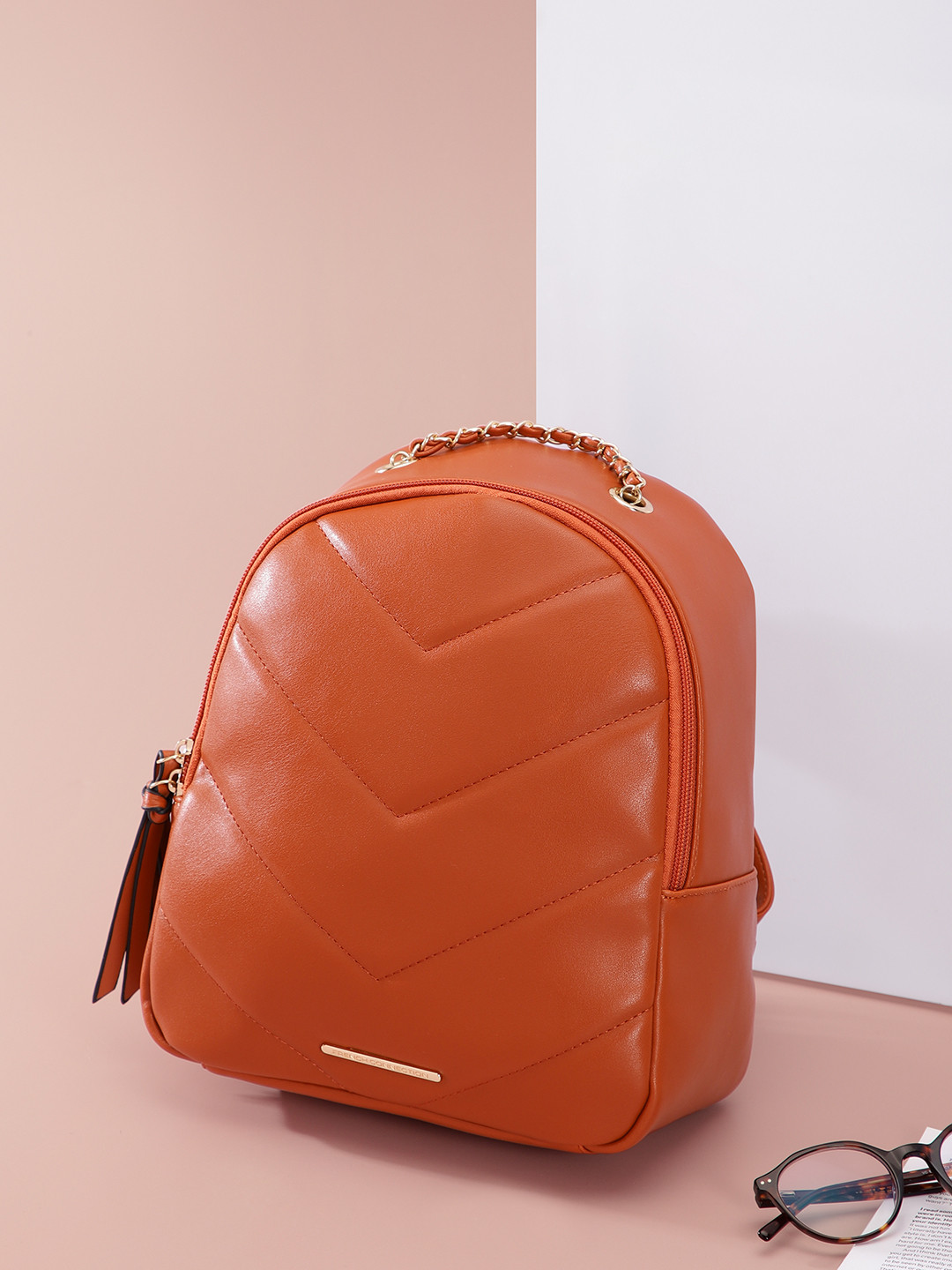 Buy French Connection Women Self Design Small Backpack - Backpacks for ...