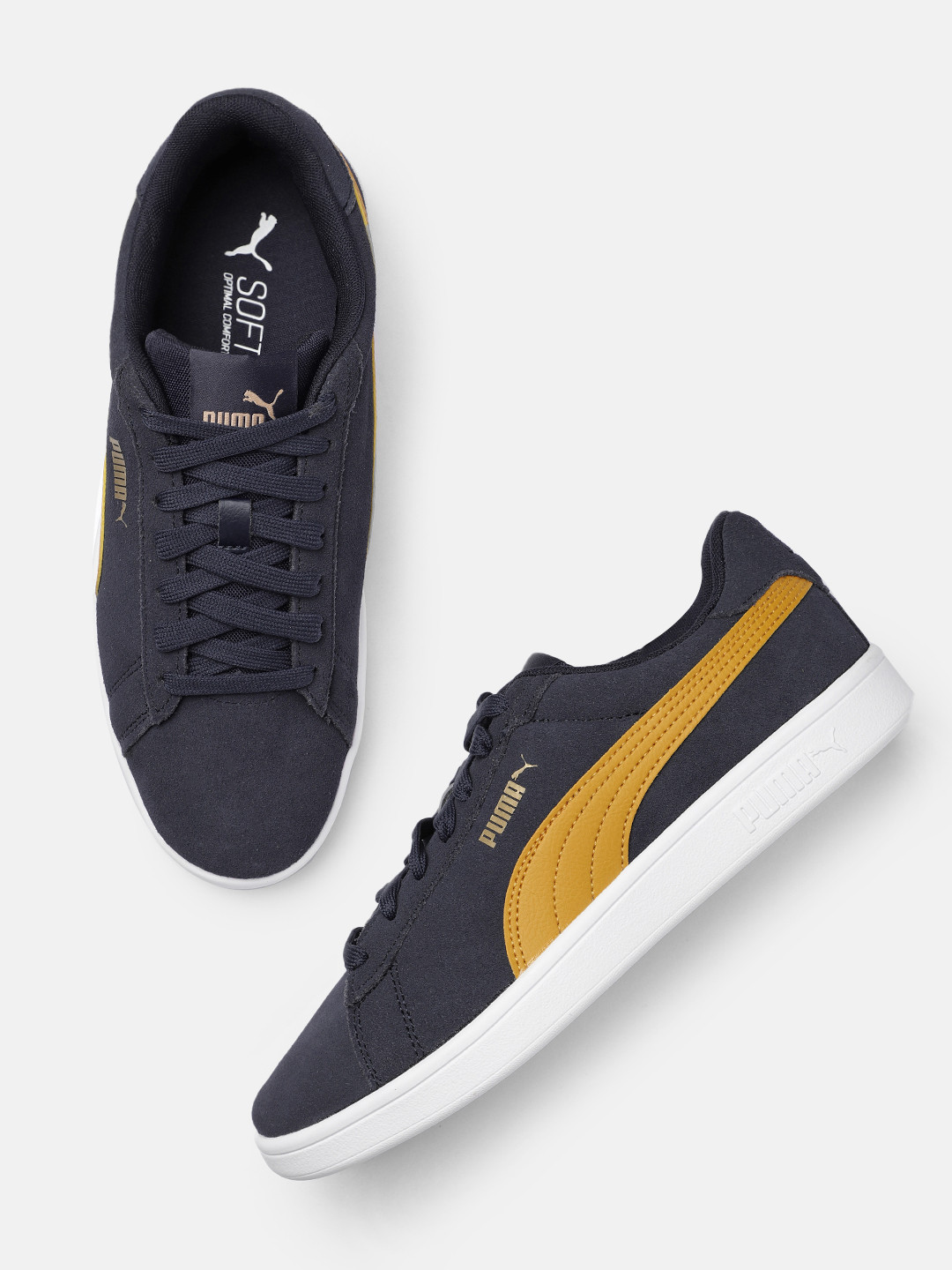 Buy Puma Unisex Solid Smash 3.0 Sneakers - Casual Shoes for Unisex ...