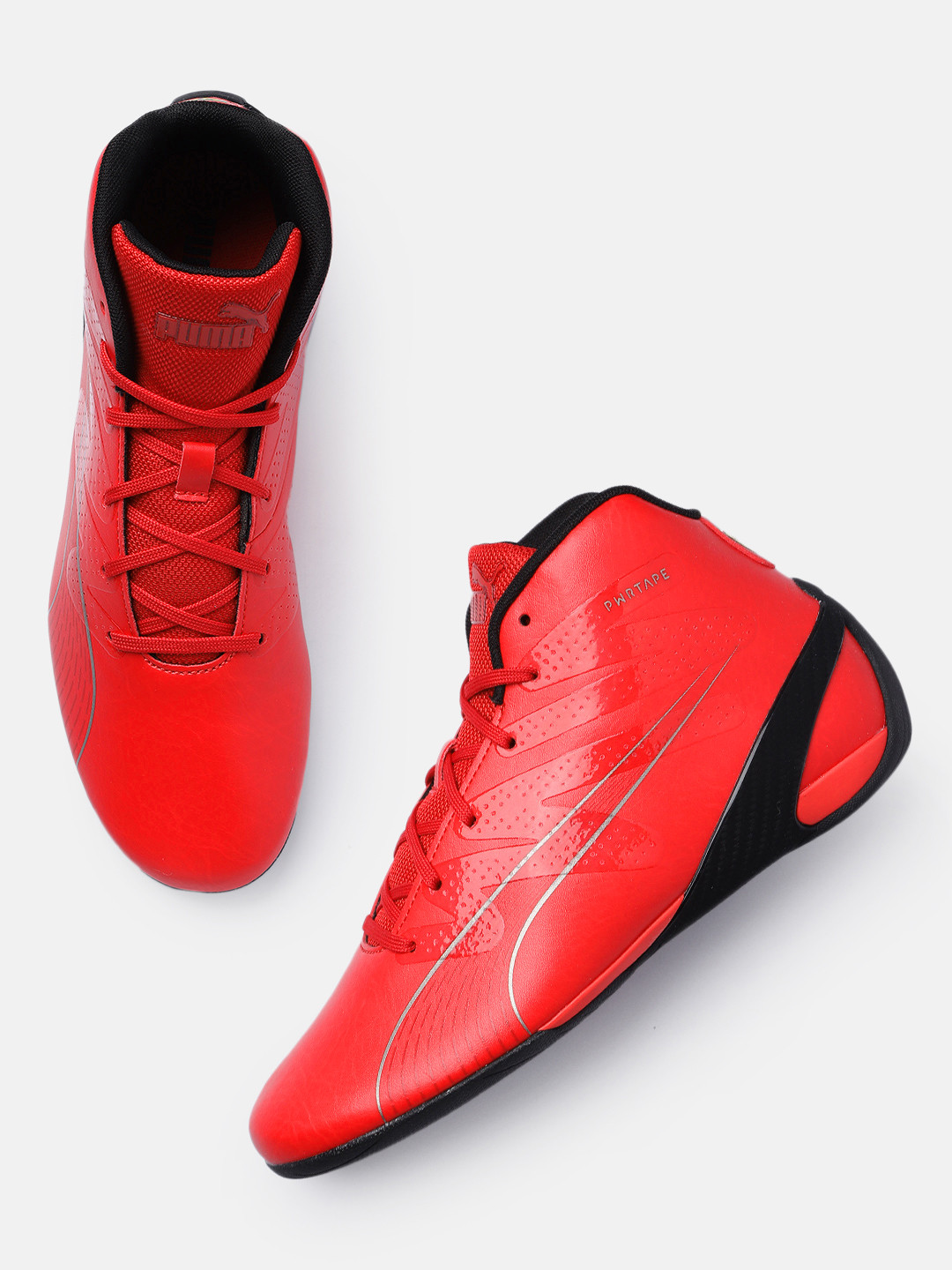 Buy PUMA Motorsport Unisex Scuderia Ferrari Carbon Cat Mid Top Driving ...