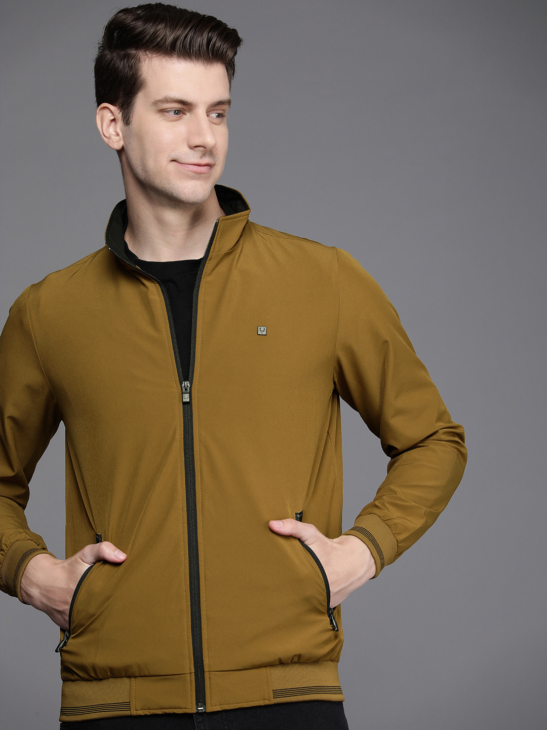 Buy Allen Solly Men Solid Tailored Jacket - Jackets for Men 24094316 ...