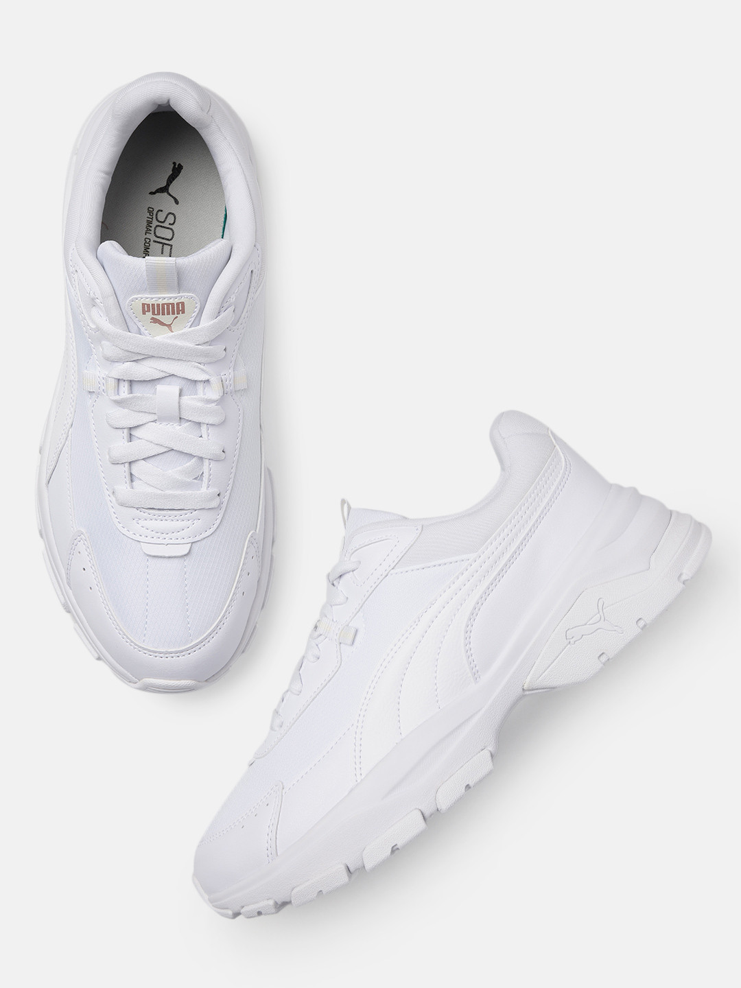 Buy Puma Women Cassia Via Leather Sneakers - Casual Shoes for Women ...