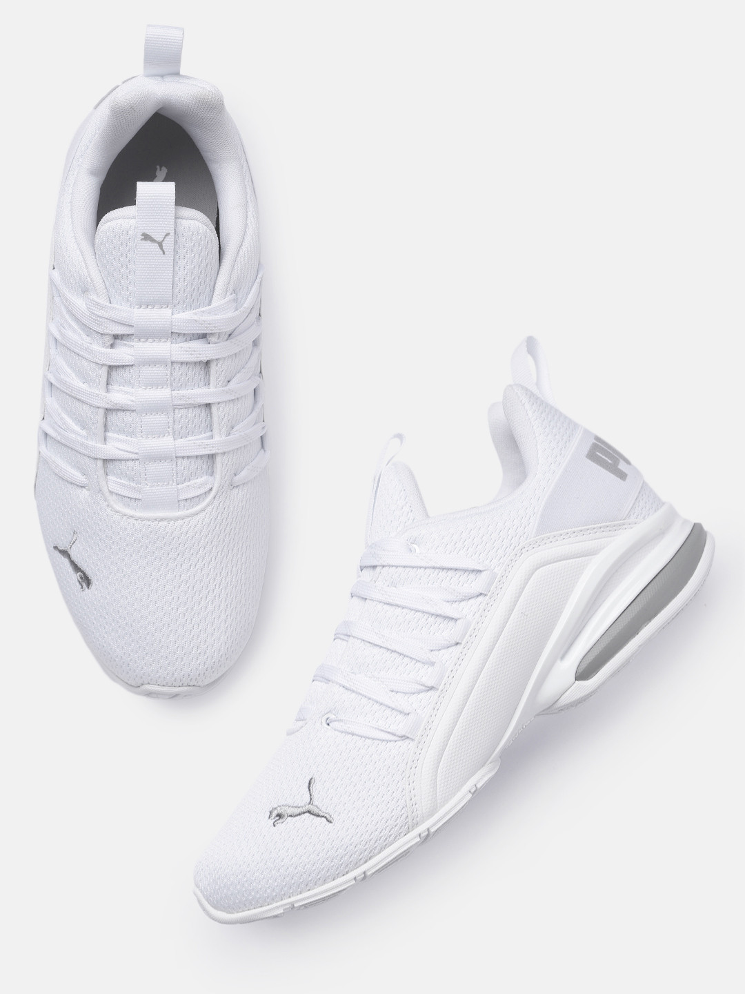 Buy Puma Men Textured Axelion Refresh Road Running Shoes - Sports Shoes ...