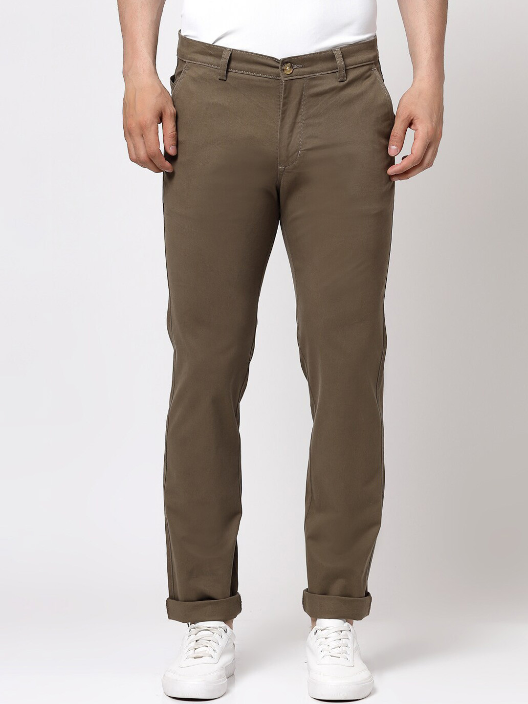 Buy TNG Men Slim Fit Chinos Trousers - Trousers for Men 24096498 | Myntra