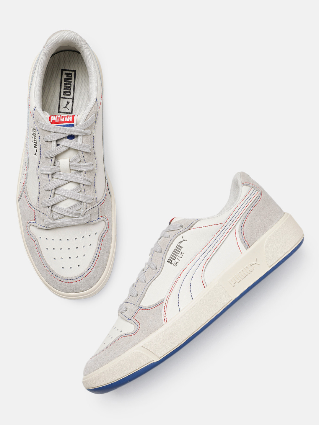 Buy Puma Unisex Sky LX Low Leather Sneakers - Casual Shoes for Unisex ...