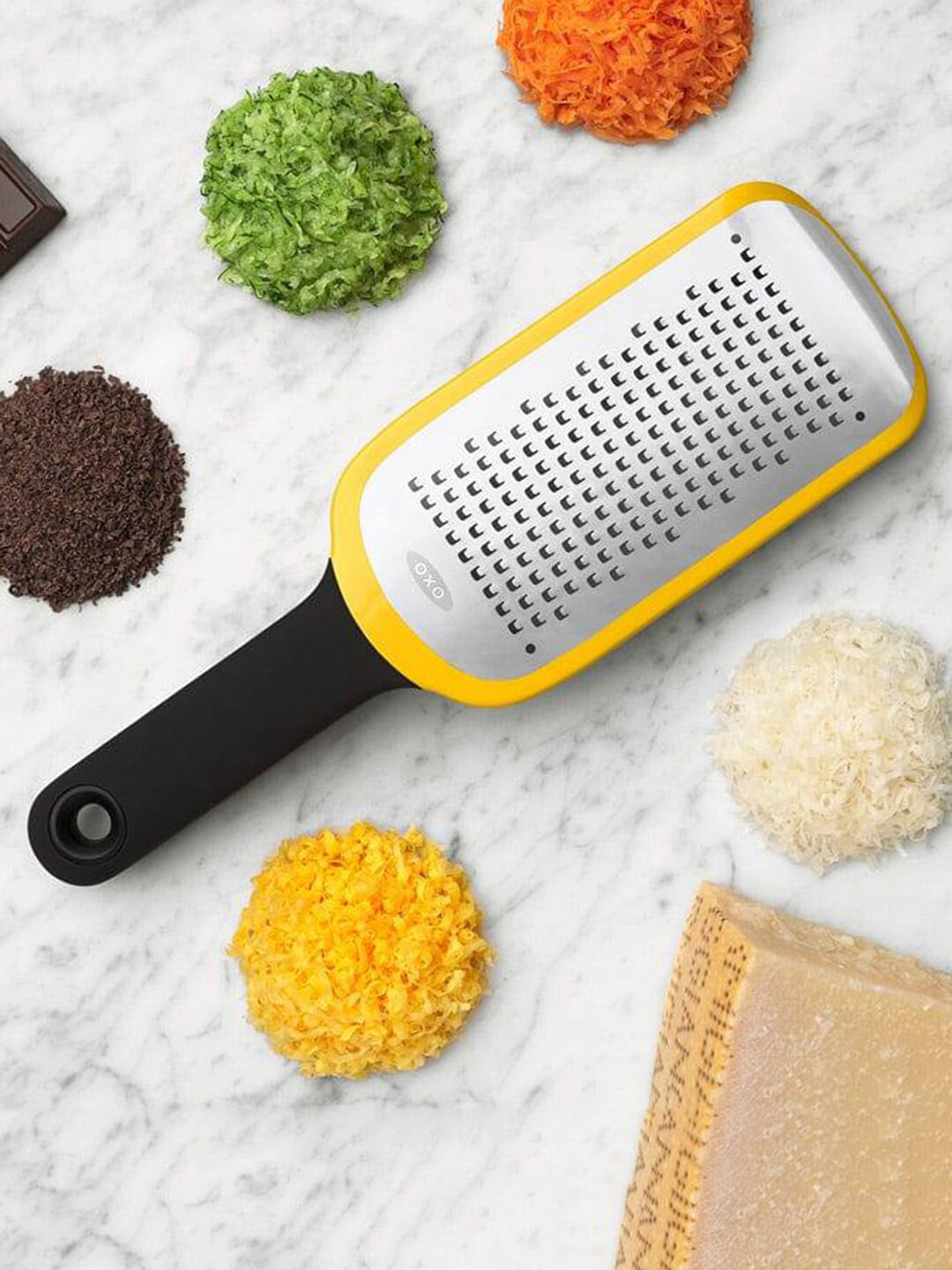 Buy OXO Yellow Stainless Steel Good Grips Etched Grater - Graters for ...