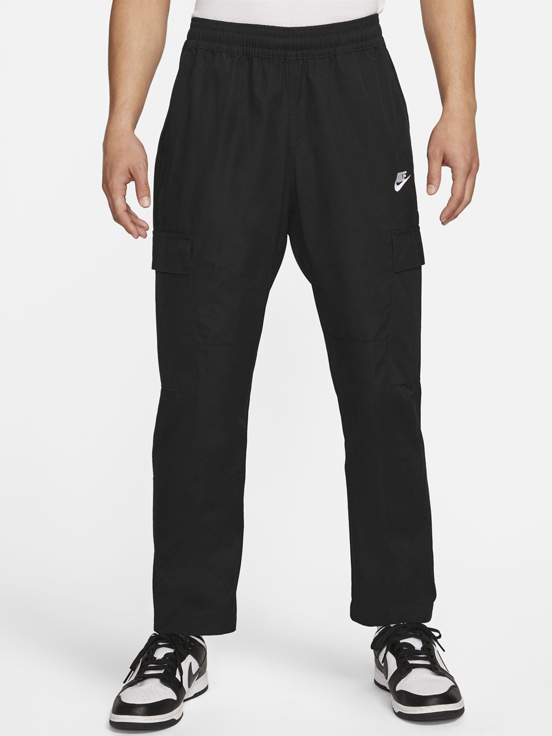 Buy Nike Men Black Club Trackpants - Track Pants for Men 24110700 | Myntra