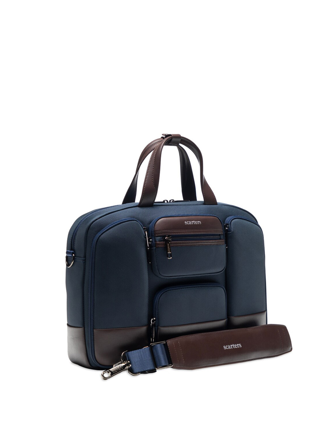 Buy Scarters Unisex Colourblocked Laptop Bag 16 Inches - Laptop Bag for ...