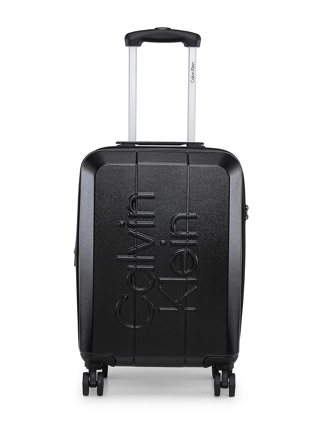 Buy Calvin Klein OVERLAY Range Black Hard 20" Cabin Luggage - Trolley ...