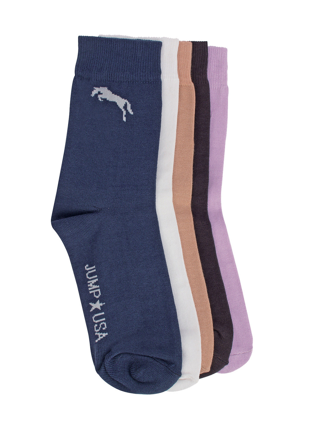 Buy JUMP USA Men Pack Of 5 Socks - Socks for Men 2412440 | Myntra