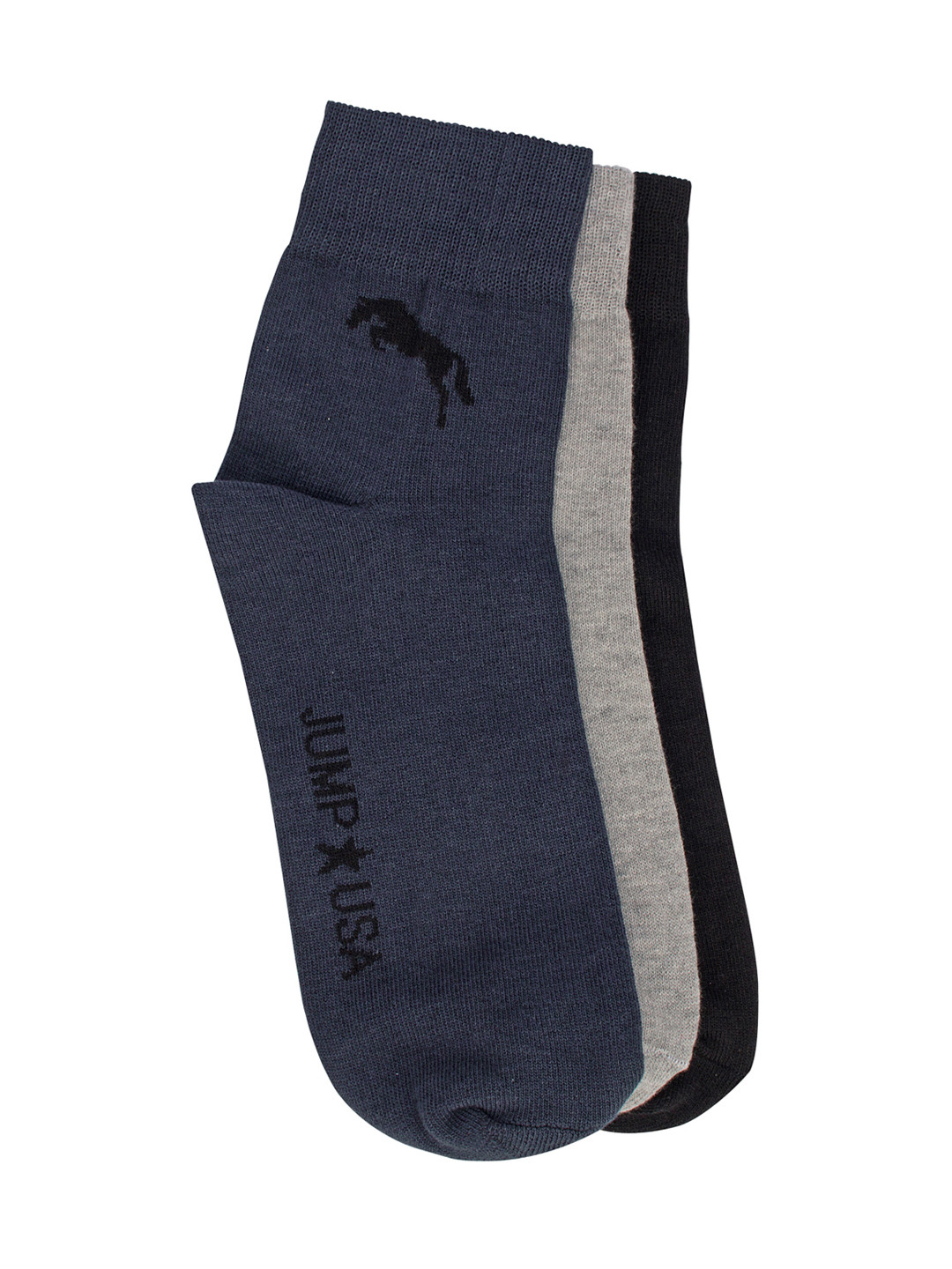Buy JUMP USA Men Pack Of 3 Socks - Socks for Men 2412441 | Myntra