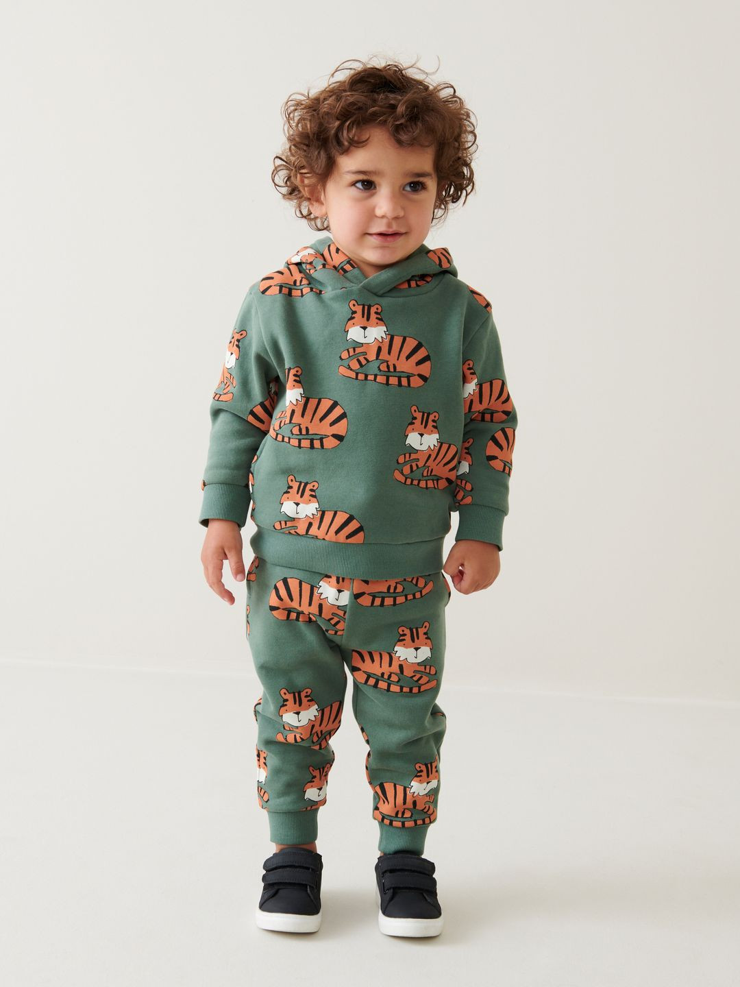 Buy NEXT Boys Printed Pure Cotton Sweatshirt With Joggers - Clothing ...