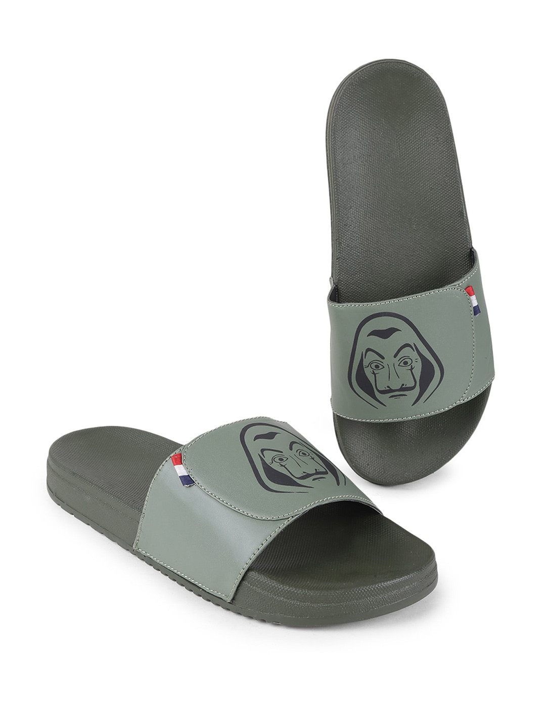 Buy PERY PAO Men Printed Sliders - Flip Flops for Men 24140010 | Myntra